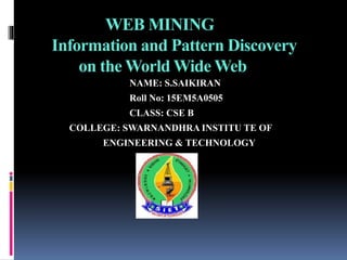 Webmining ppt | PPTX
