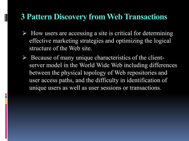 Webmining ppt | PPTX | Databases | Computer Software and Applications