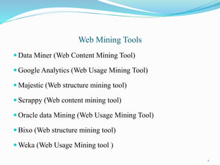 Web mining | PPTX