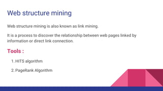 Web mining tools | PPT