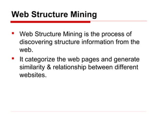 Web mining | PPT | Internet | Computing