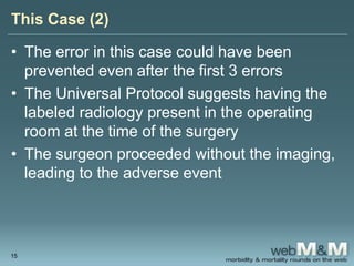preventing wrong site wrong surgery in hospitals | PPT