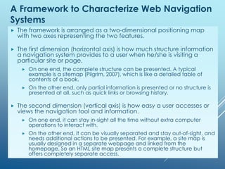 Web navigation systems for information seeking (updated in Feb 2015 ...