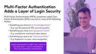 Best Practices for Multi-Factor Authentication on IBM i | PPTX