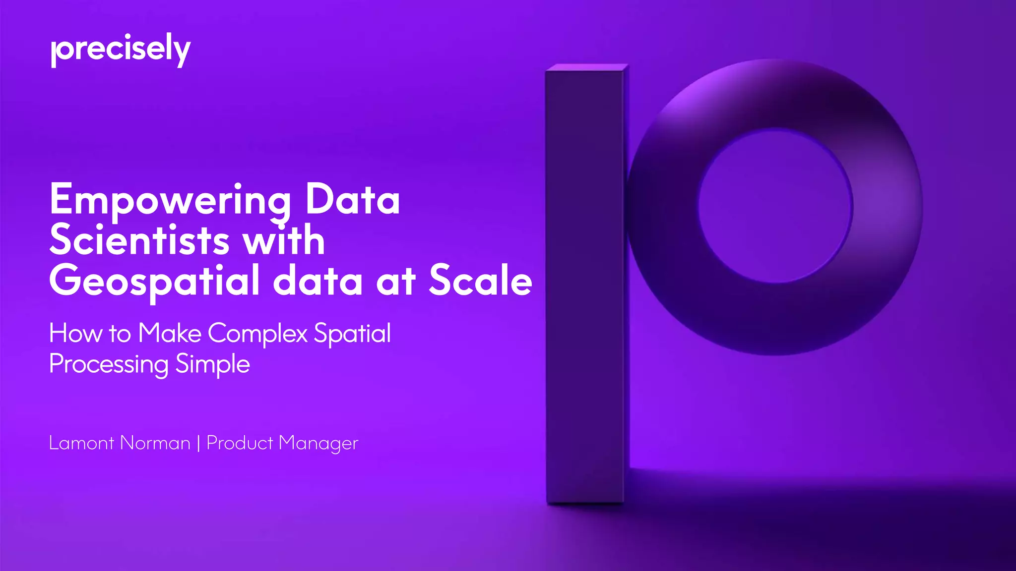 How to Make Complex Spatial Processing Simple | PPT