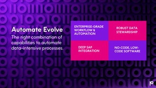 How to Streamline Complex, Data-Intensive SAP Materials and Product Data Processes to Improve ...