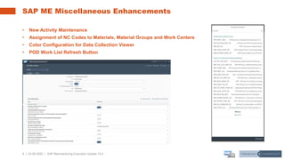 Webinar - SAP Manufacturing Execution Update 15.4 – warum? | PDF