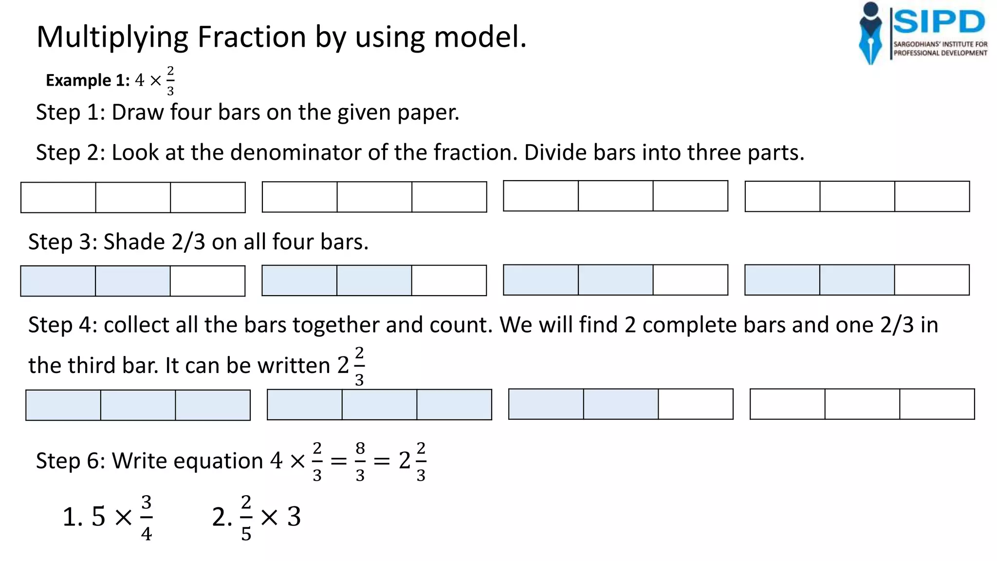 Teaching fraction: Visual Model | PPTX