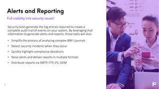 Monitoring and Reporting for IBM i Compliance and Security | PPTX
