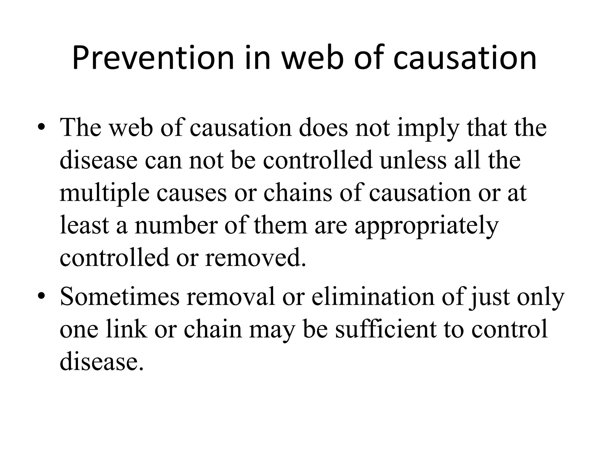 Web of causation | PPTX