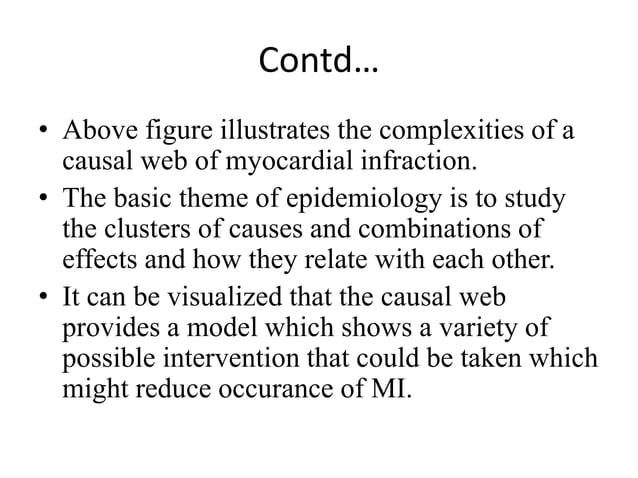 Web of causation | PPTX | Heart and Cardiovascular Diseases | Diseases and Conditions