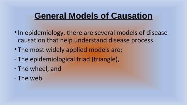Web of causation of disease | PPT