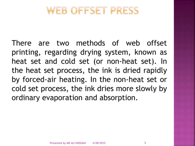 Web offset presses | PPTX | Desktop Publishing | Computer Software and ...