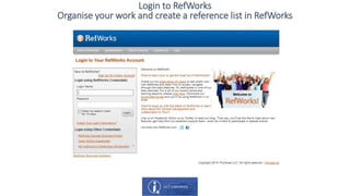 Web of science overview | PPTX