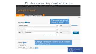 Web of science overview | PPTX