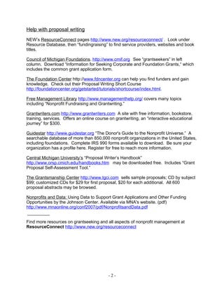 Webography Handout | DOC