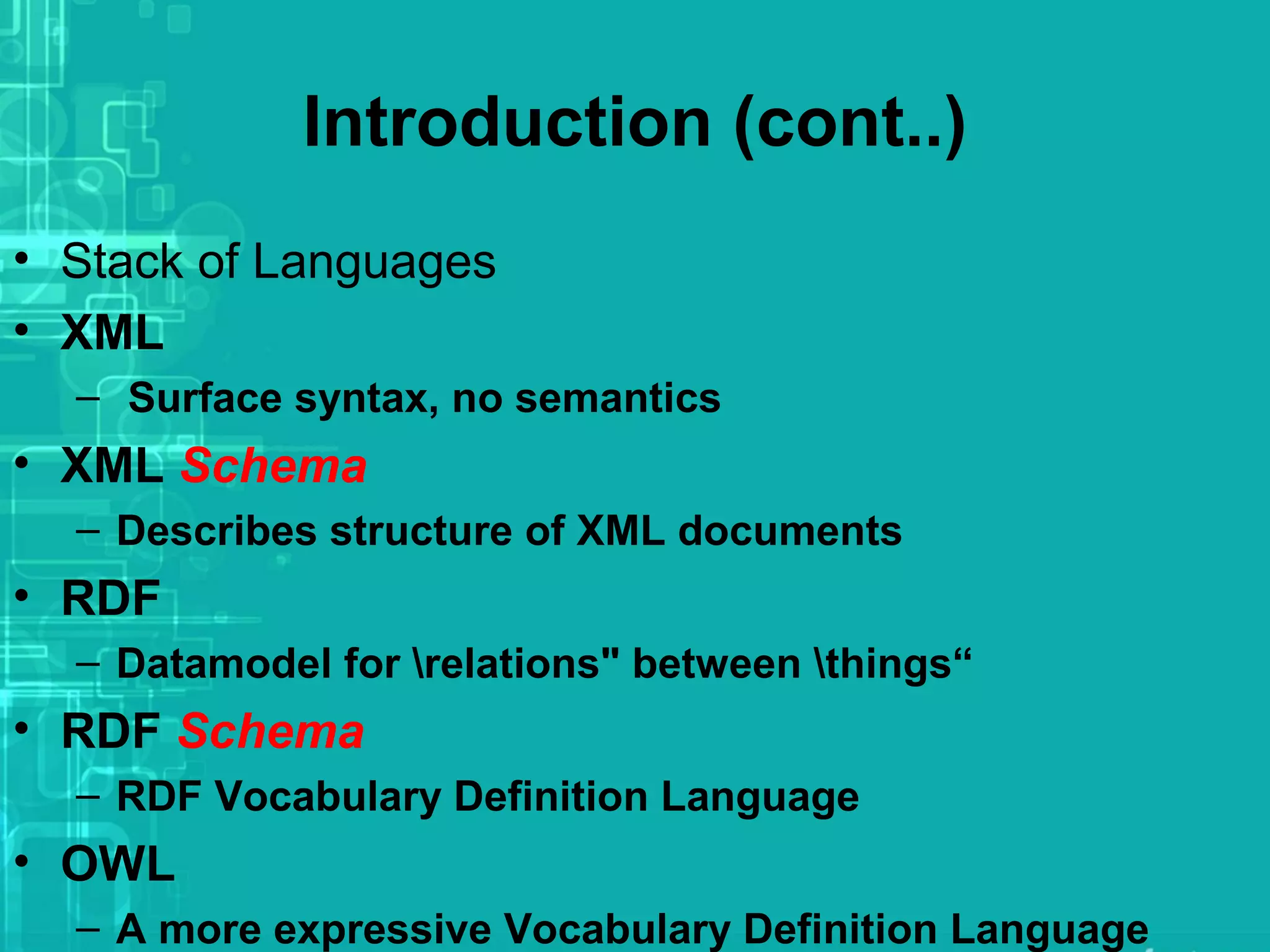 Web ontology language (owl) | PPT