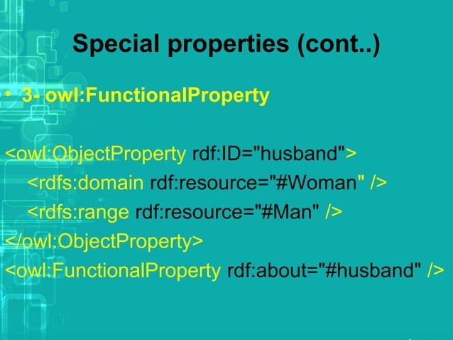 Web ontology language (owl) | PPT | Databases | Computer Software and Applications