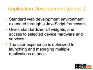 Palm WebOS Overview | PPT