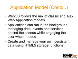 Palm WebOS Overview | PPT