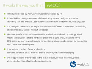 webOS Introduction | PDF