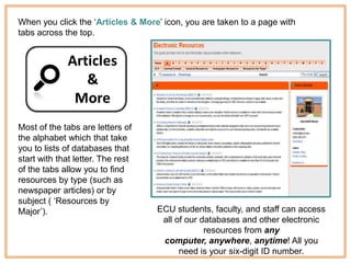 Library Web overview | PPTX