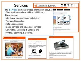 Library Web overview | PPTX
