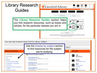 Library Web overview | PPTX