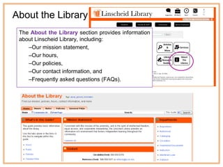 Library Web overview | PPTX