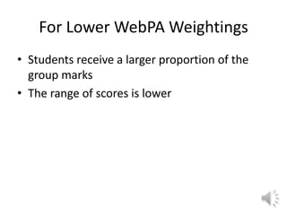 WebPA algorithm Part 1 | PPT