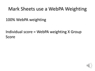 WebPA algorithm Part 1 | PPT