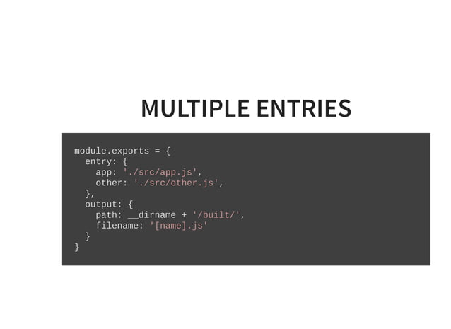 Warsaw Frontend Meetup #1 - Webpack | PDF