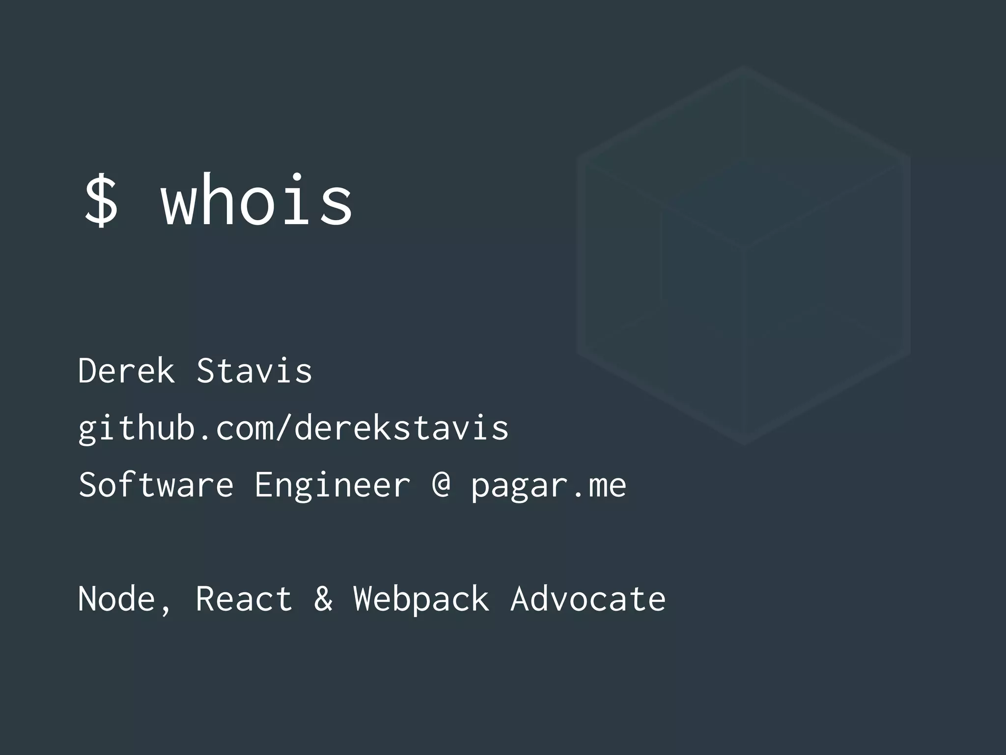 Packing it all: JavaScript module bundling from 2000 to now | PPT