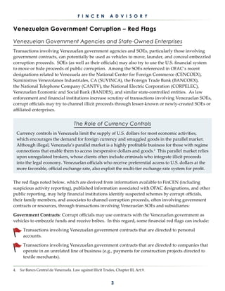 Advisory on Widespread Public Corruption in Venezuela | PDF