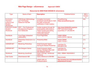 Webpage Design-eCommerce | PDF