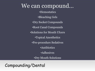 Rxcare pharmacy compounding Services | PPT