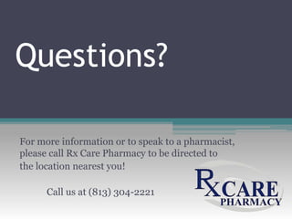 Rxcare pharmacy compounding Services | PPT