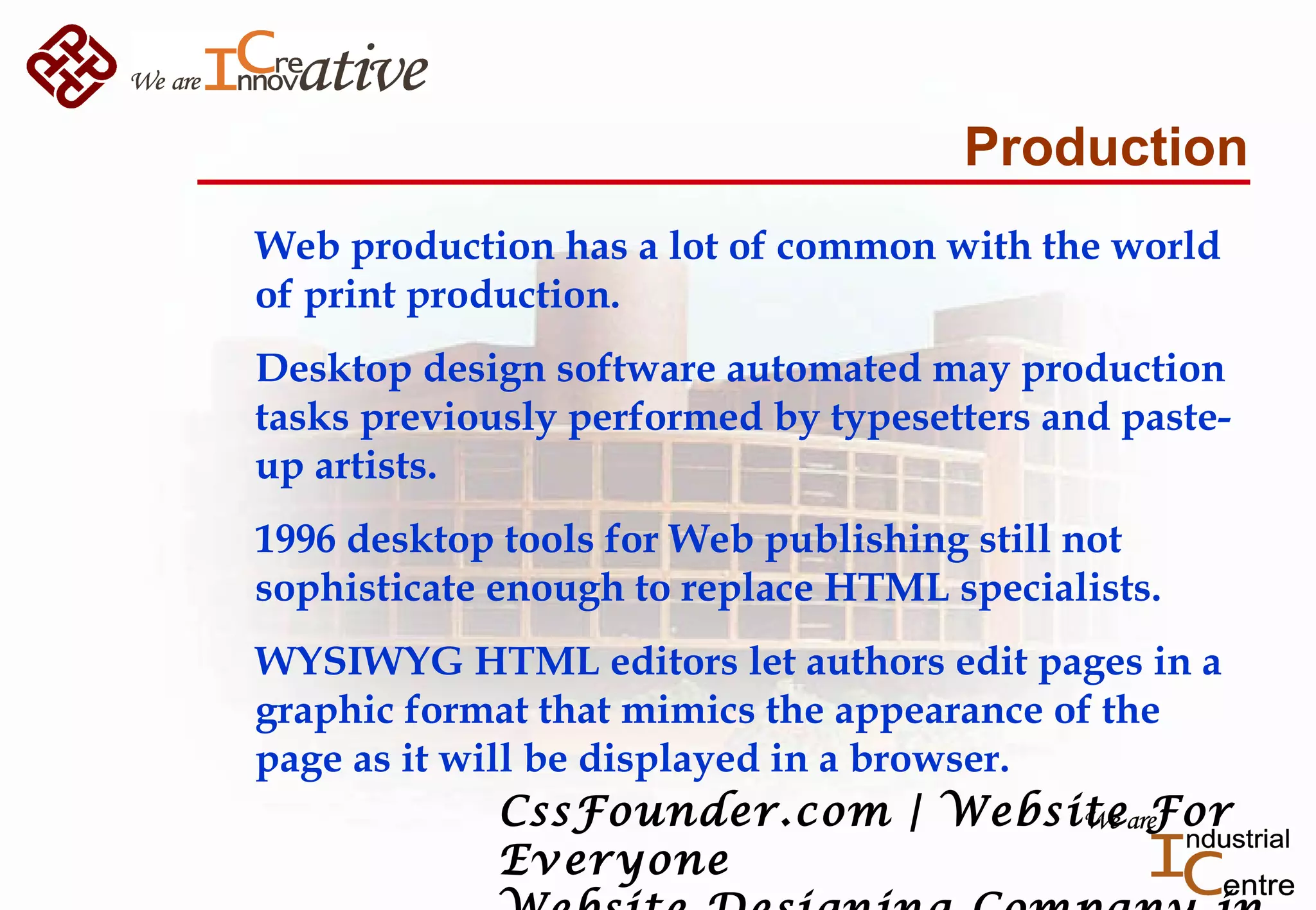 Web page design-cssfounder | PPT