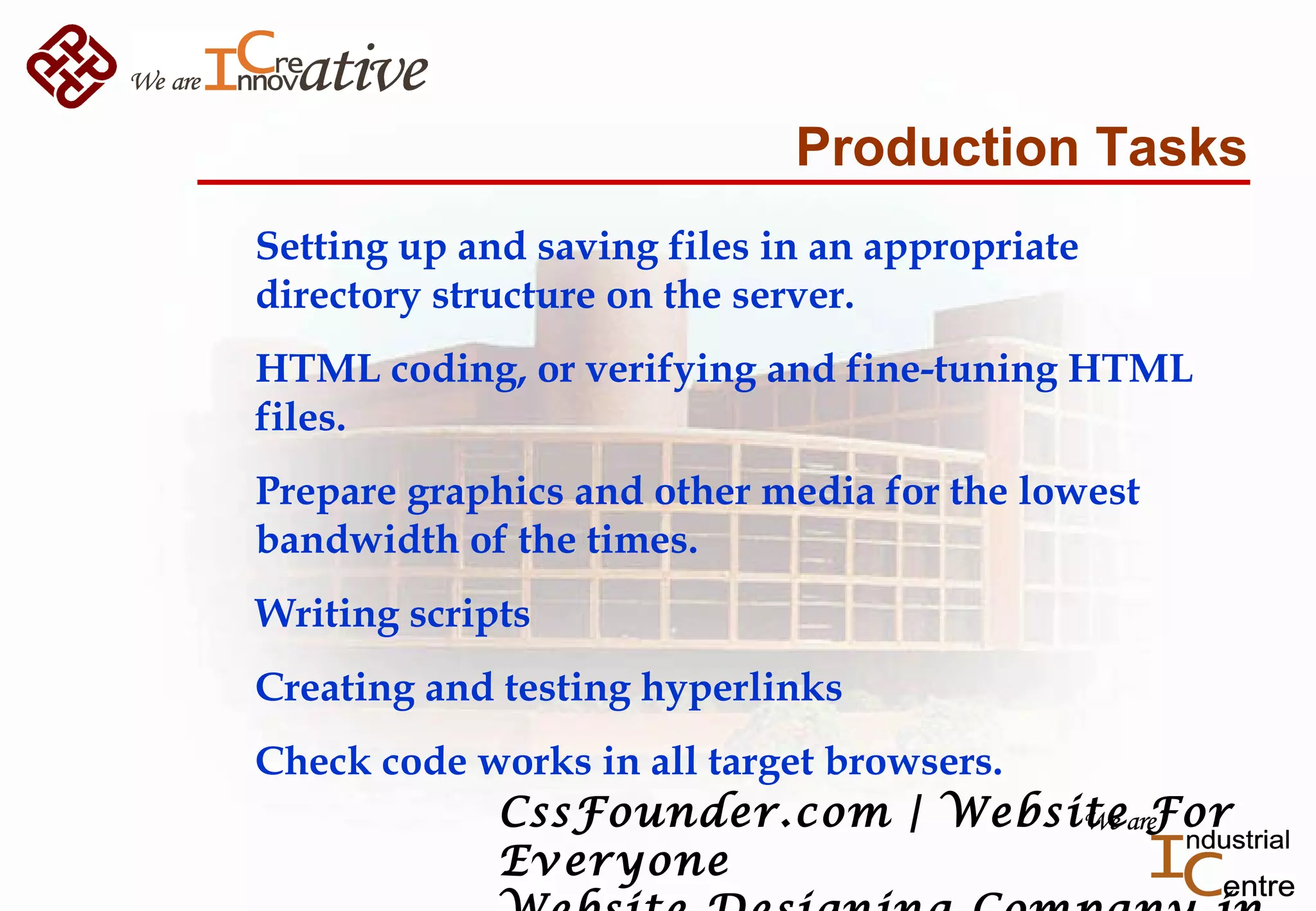 Web page design-cssfounder | PPT