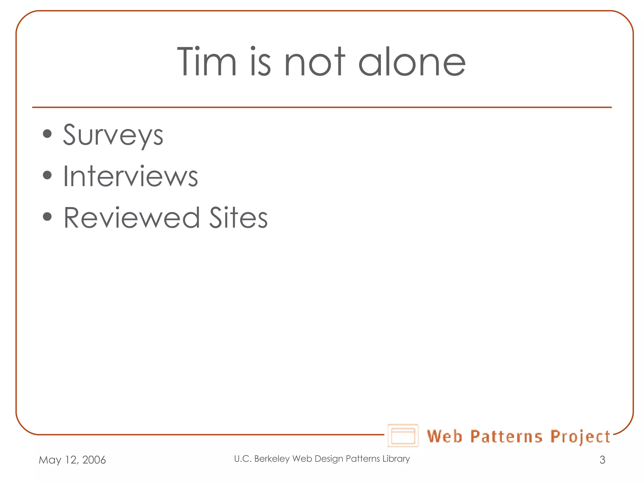 Webpattern.Final.Presentation2 1 | PPT