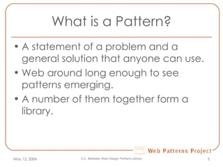 Webpattern.Final.Presentation2 1 | PPT