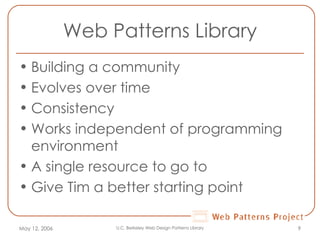 Webpattern.Final.Presentation2 1 | PPT