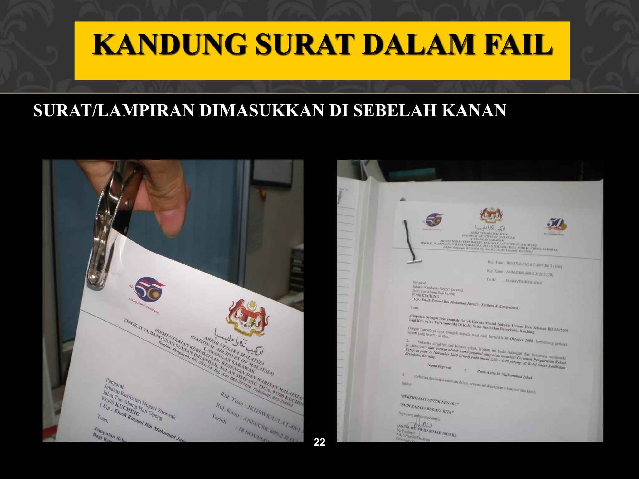 Web pengurusan fail rasmi | PDF