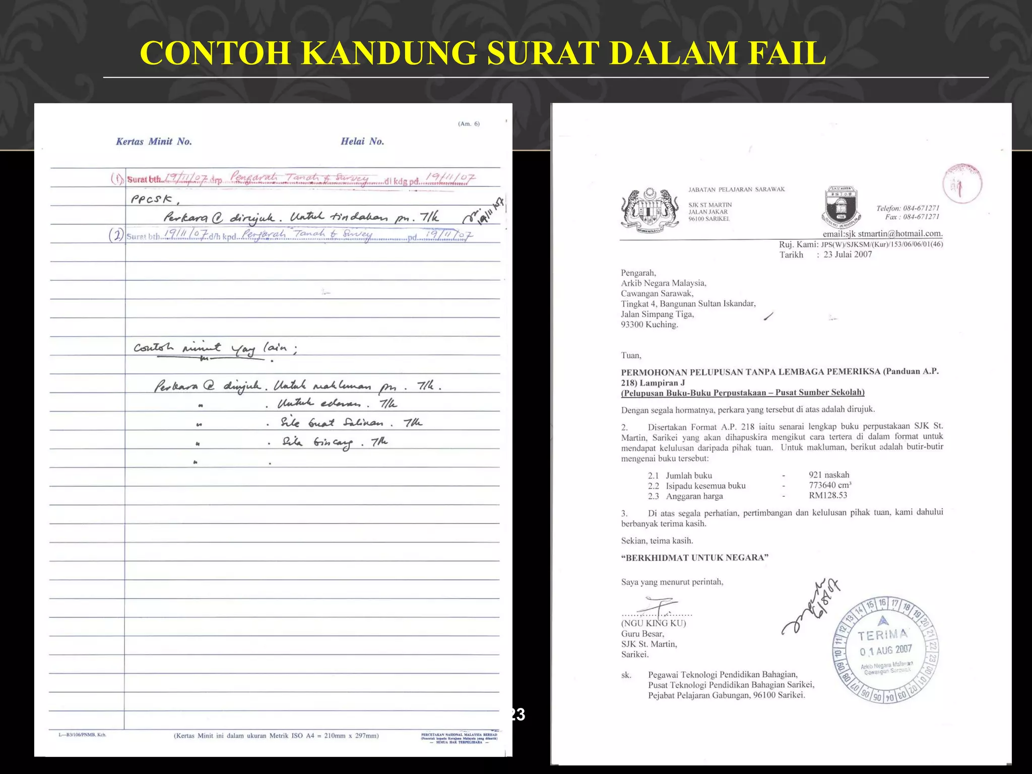 Web pengurusan fail rasmi | PDF
