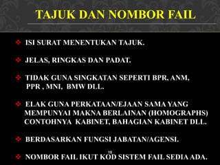 Web pengurusan fail rasmi | PDF