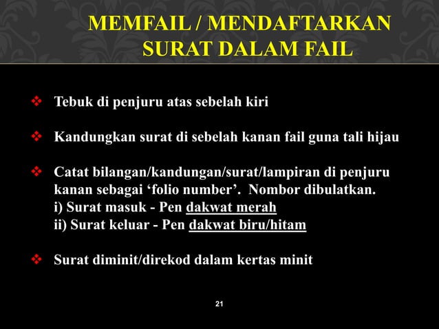 Web pengurusan fail rasmi | PDF