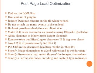 Web performance Talk | PPT | Web Design and HTML | Internet