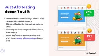 Website Personalization by WebEngage | PDF | Technology & Computing
