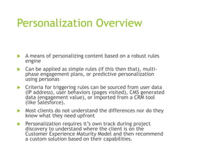 The Psychology of Effective Personalization | PPT