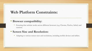 Web development Platform Constraints.pptx